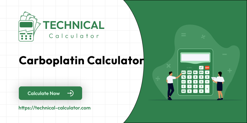 Carboplatin Calculator – Dosage & AUC Tool