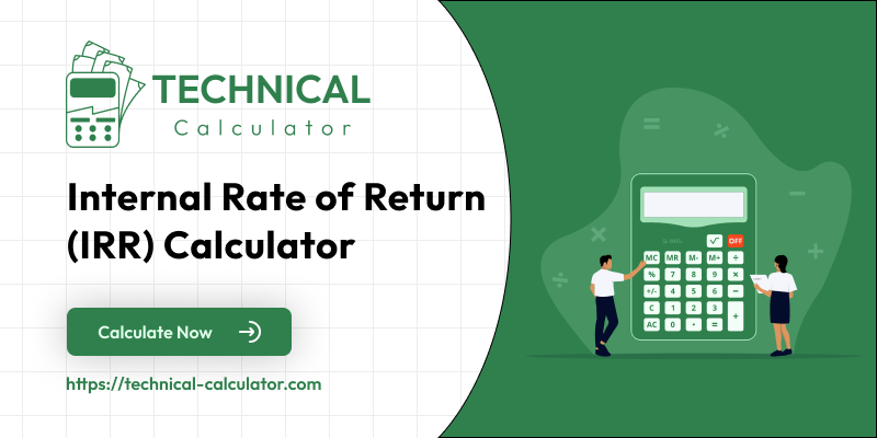 IRR Calculator – Calculate Internal Rate of Return Online